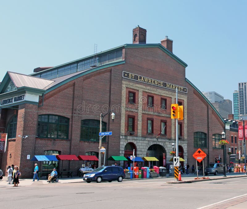 St. Mercado De Lawrence En Toronto Foto de archivo - Imagen de famoso ...