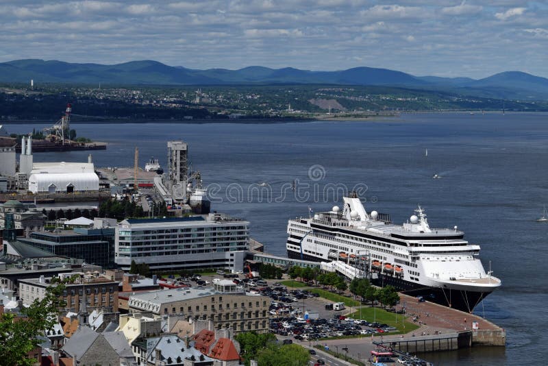 St Lawrence River, Quebec City, Canada Editorial Image - Image of ...