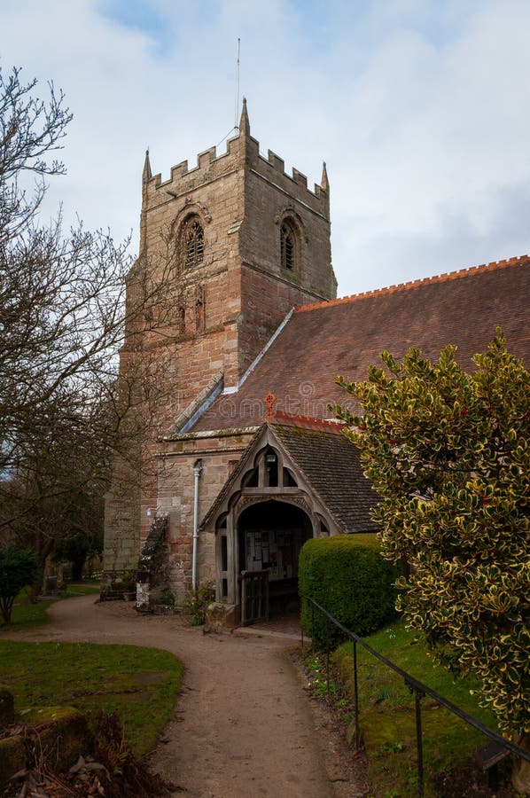 St. Leonard`s Church, Beoley Stock Image - Image of religious, belief ...