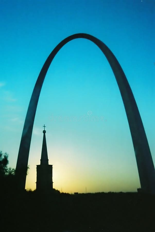 St. Louis Arch stock photo. Image of louis, building, church - 198744