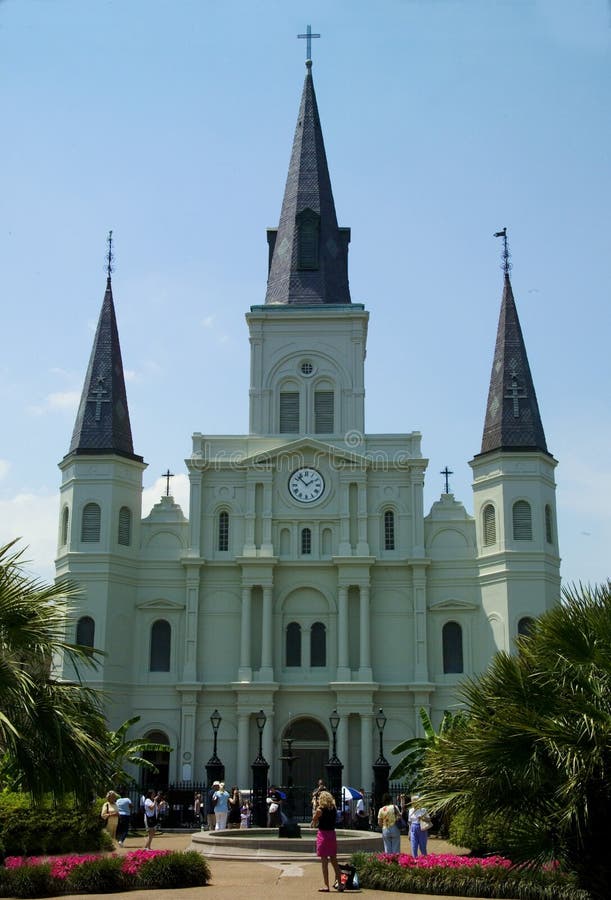 St. Louis Cathedral at Golden Hour Editorial Photography - Image of ...