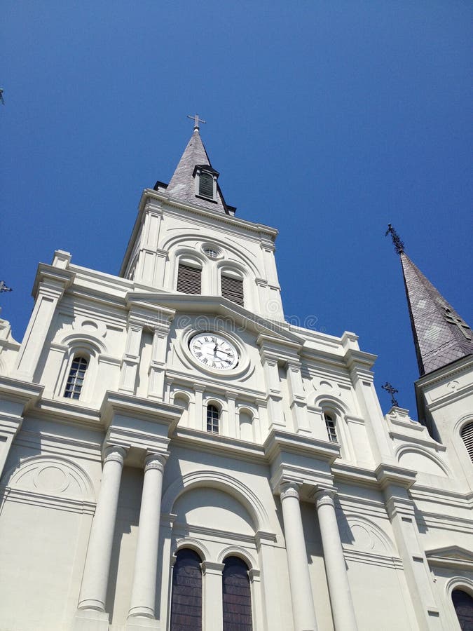 St. Louis Cathedral, Jackson Square, New Orleans Stock Photo - Image of ...