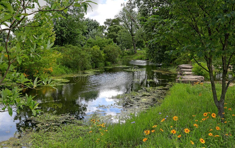 St. Louis Forest Park stock image. Image of outdoors - 96039483