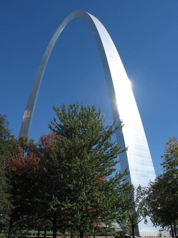 St. Louis Gateway Arch Windows Stock Image - Image of jefferson ...