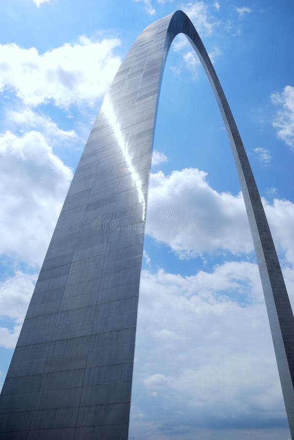 St. Louis Gateway Arch stock image. Image of gate, abstract - 16356867