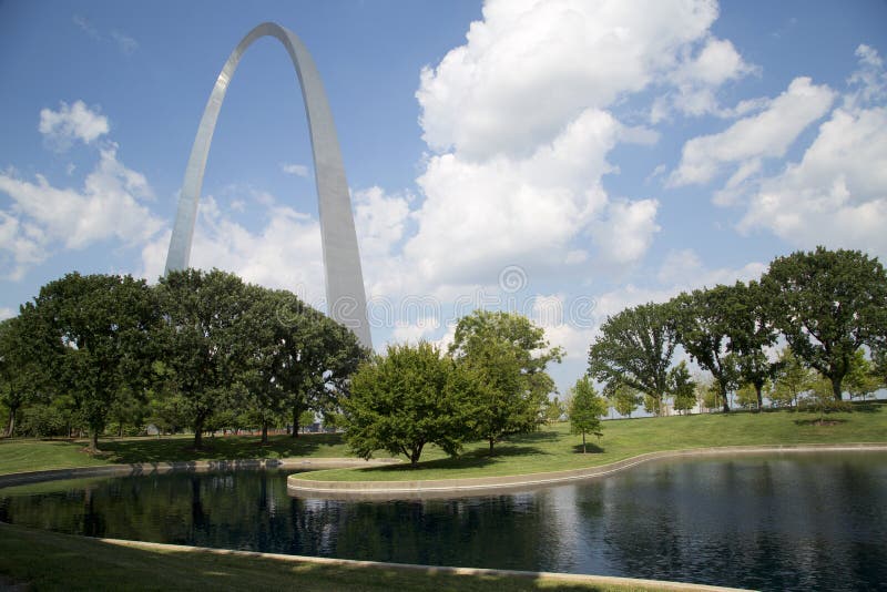 ST Louis Gateway Arch Nationa Park MES Los E.E.U.U. Foto de archivo ...