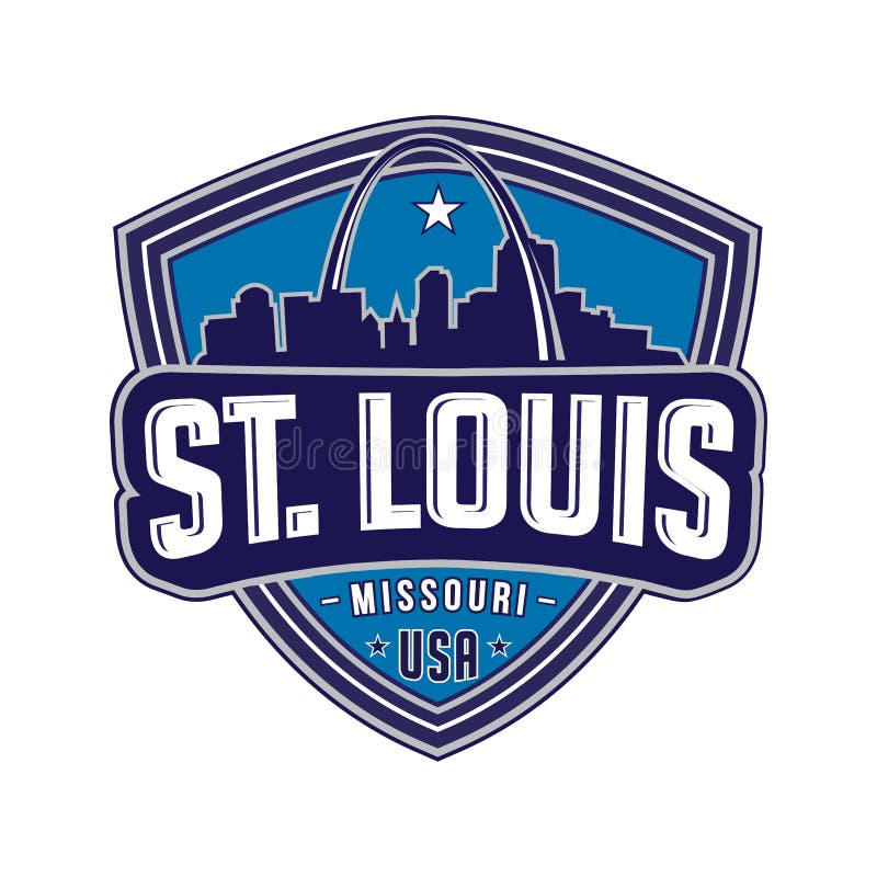 St Louis Logo Vektor Och Illustration Vektor Illustrationer ...