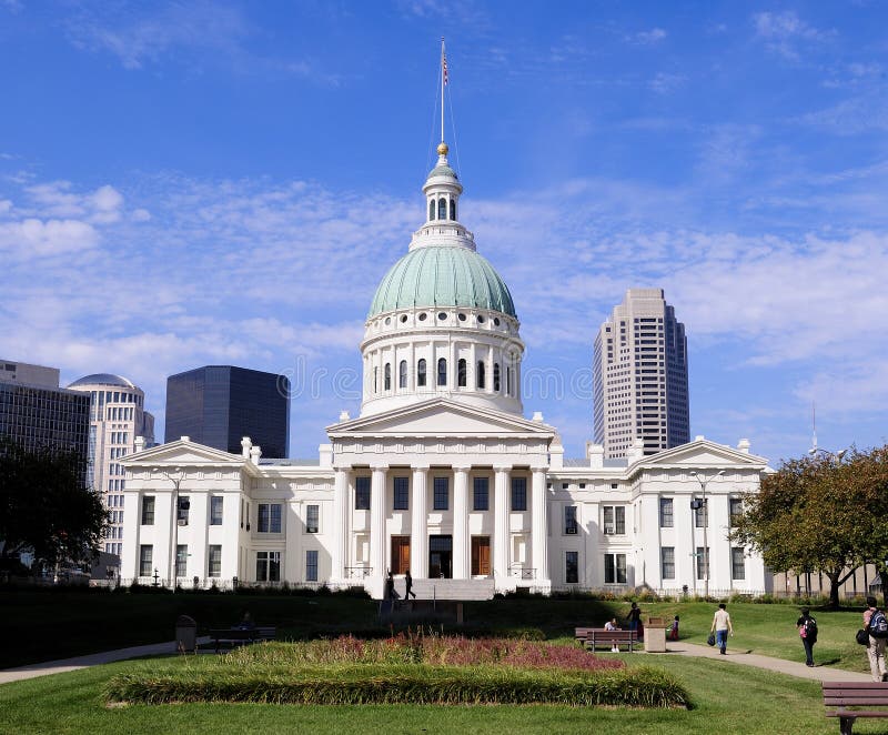 Downtown St. Louis stock photo. Image of building, landmark - 4882360