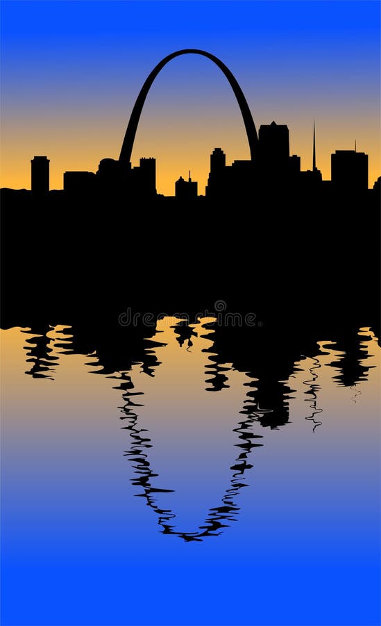 St Louis Arch Stock Illustrations – 205 St Louis Arch Stock ...