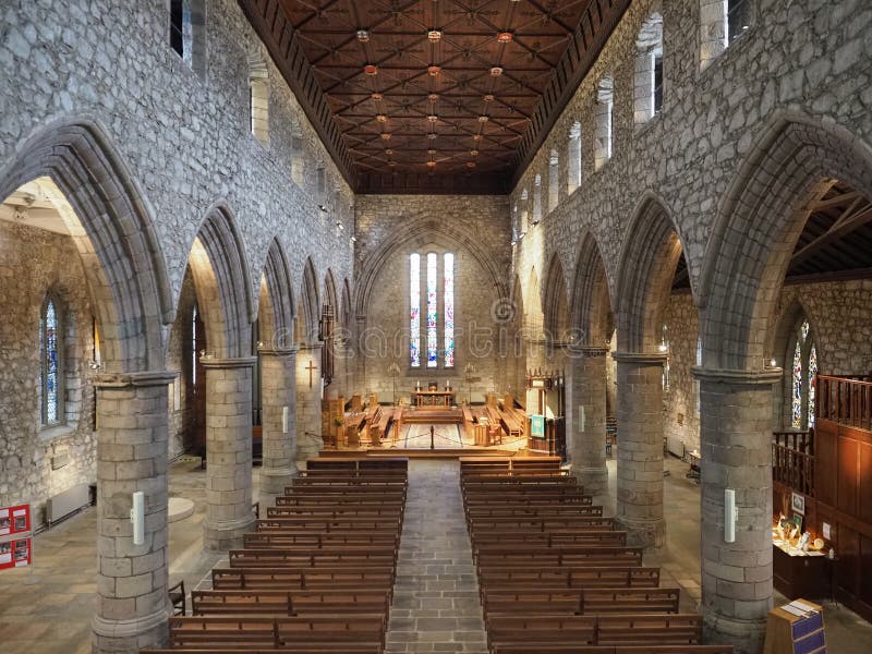St Machar Cathedral Interior in Aberdeen Editorial Stock Photo - Image ...