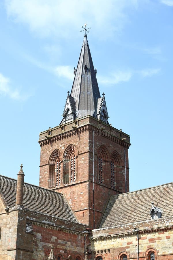 St Magnus Cathedral Tower stock image. Image of panoramic - 291669737