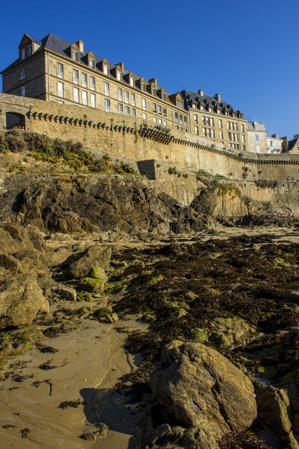 St. Malo stock image. Image of coast, houses, water, brittany - 45655295