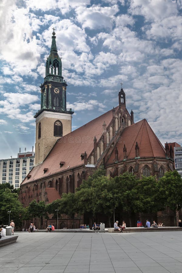 St Marienkirche Berlin editorial stock photo. Image of tourism - 33174163