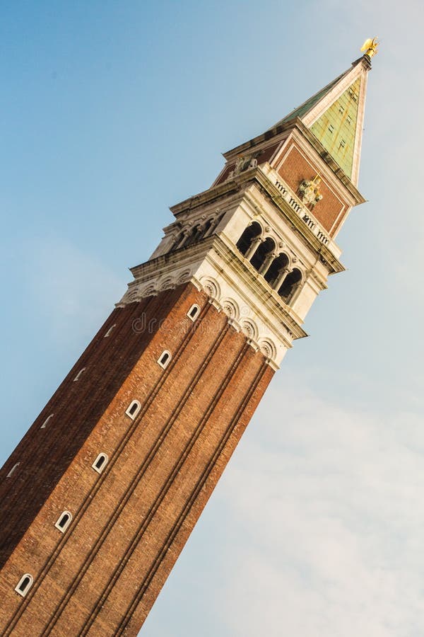 St Mark`s Bell Tower of St Mark`s Basilica in Venice, Italy. Stock ... St Mark`s Bell Tower of St Mark`s Basilica in Venice, Italy. Stock ...