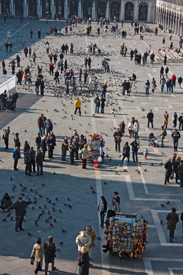 St. Mark Square, View from Above Editorial Stock Image - Image of ...