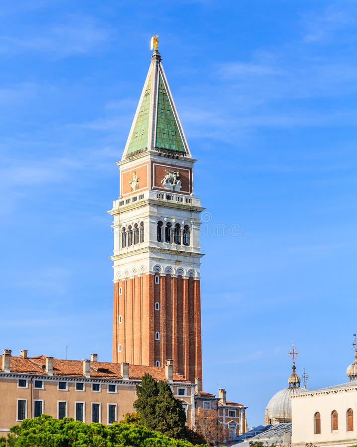 St Marks Bell Tower Against Sky Stock Photo - Image of venezia ...