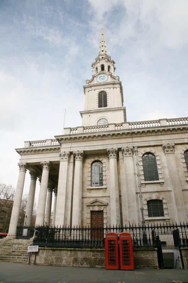 St Martin in the Fields Church Stock Image - Image of british ...