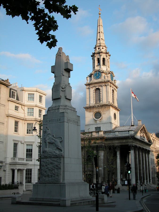 St Martin-in-the-Fields, London Editorial Photo - Image of view, night ...