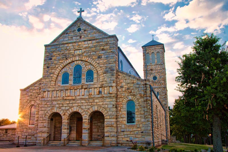 St. Mary Catholic Church 1 stock image. Image of stone - 70106715