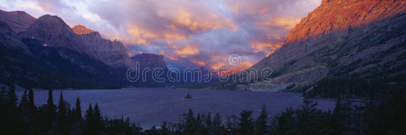 St. Mary Lake stock image. Image of conservation, lewis - 23175857