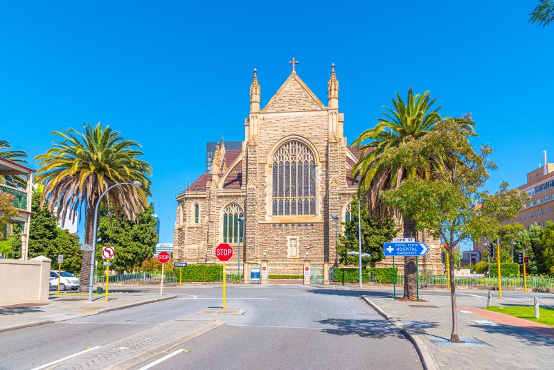 St. Mary S Cathedral in Perth, Australia Stock Image - Image of ...