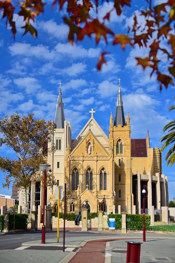 St Marys Cathedral In Perth, Western Australia Stock Photo - Image of ...