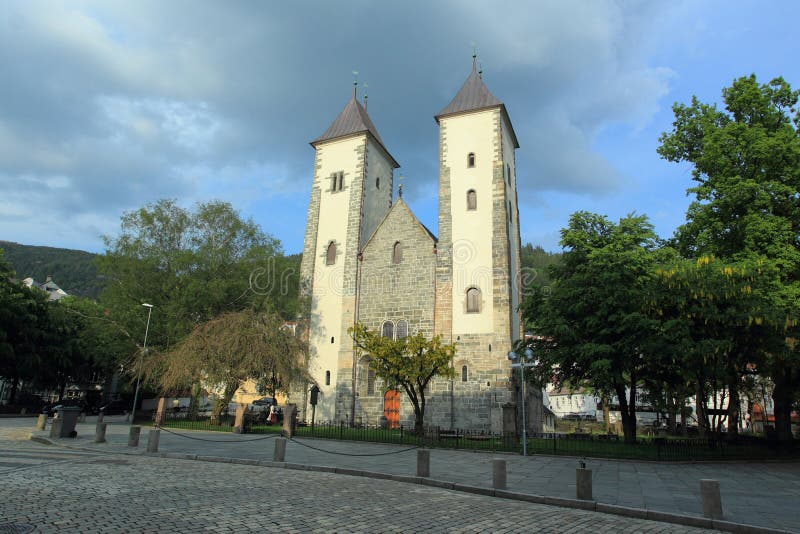 St. Mary S Church in Bergen Stock Image - Image of mary, scandinavia ...