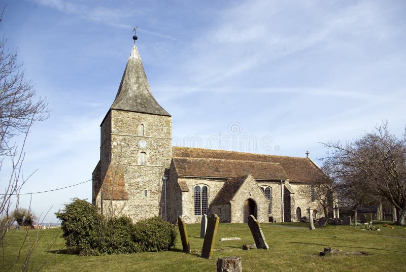 St Mary the Virgin Church - Elham Kent Stock Image - Image of british ...