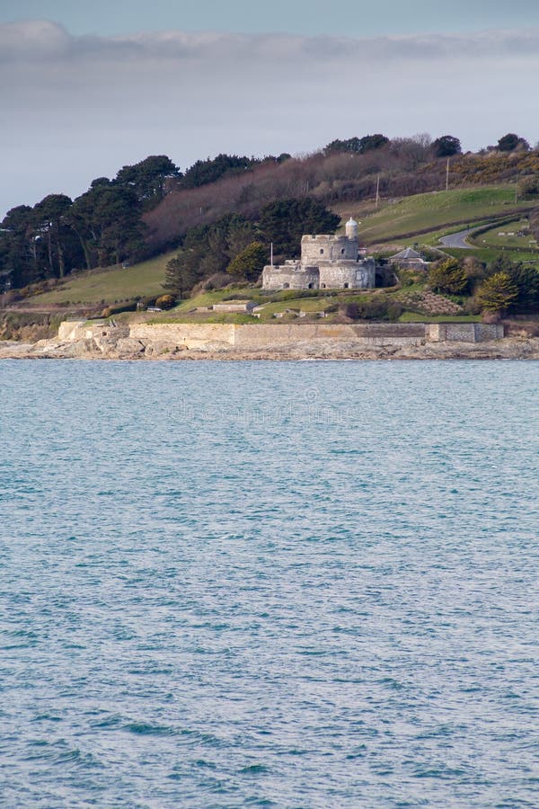 St Mawes Castle in Cornwall England Uk Stock Photo - Image of falmouth ...