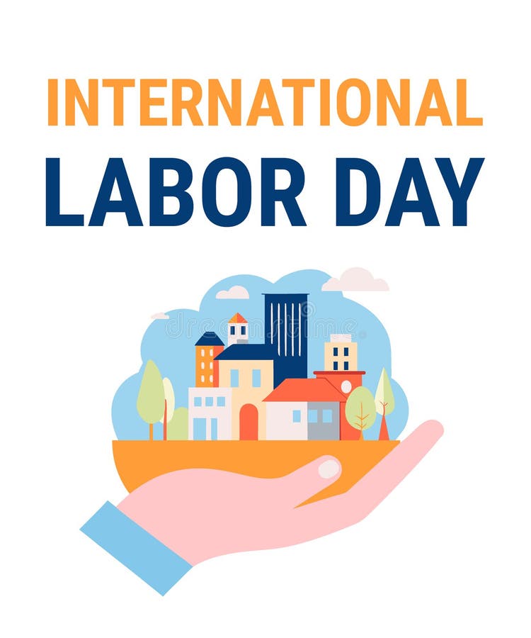 1st May. International Labor Day Stock Vector - Illustration of ...