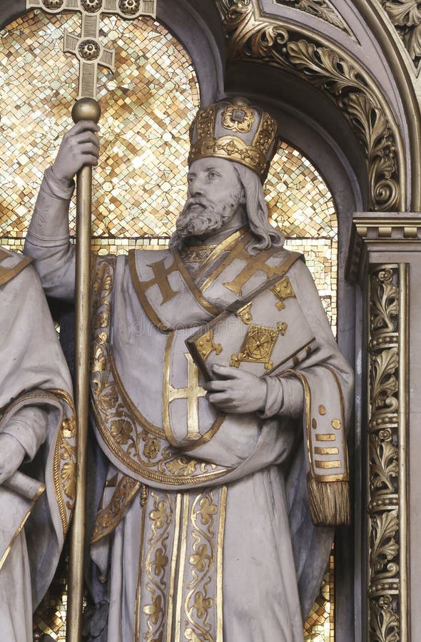 Altar of St. Cyril and Methodius in Zagreb Cathedral Stock Photo ...