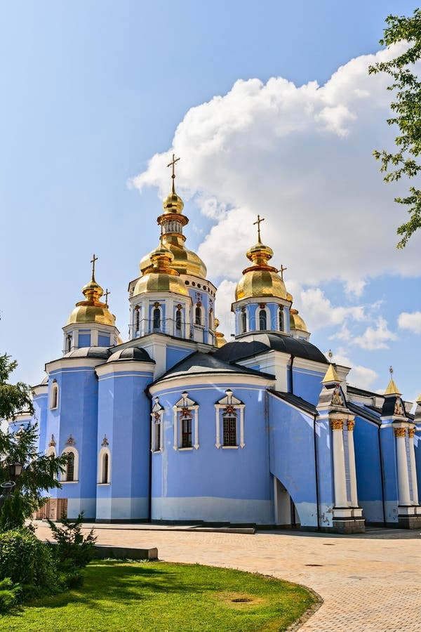The St. Michael Monastery, Kyiv, Ukraine. Stock Image - Image of ...