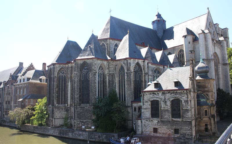 St. Michael S Church in Ghent, Belgium Editorial Photography - Image of ...