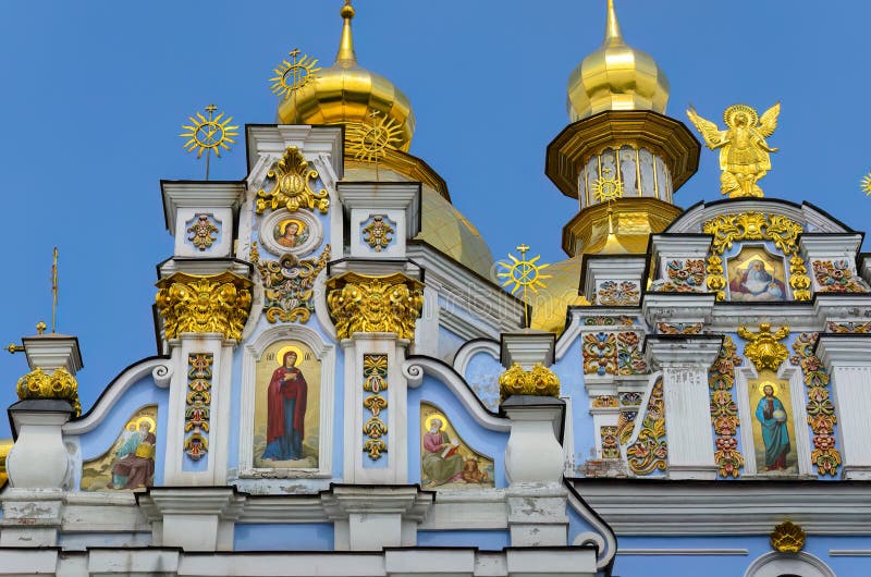 St. Michael S Golden-Domed Monastery of Kiev - Ukraine Stock Photo ...