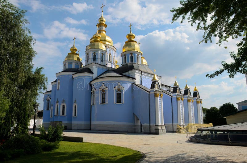 St. Michael S Golden-Domed Monastery of Kiev - Ukraine Stock Image ...
