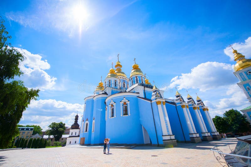 St. Michael`s Golden-Domed Monastery, Kyiv, Ukraine Editorial ...