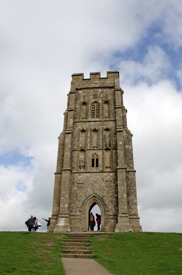 St. Michael S Tower on Glastonbury Tor Editorial Image - Image of ...