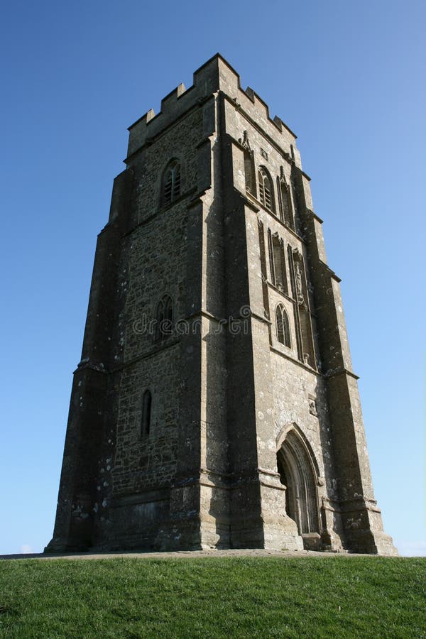 St Michael S Tower at Glastonbury Tor in Somerset Stock Photo - Image ...