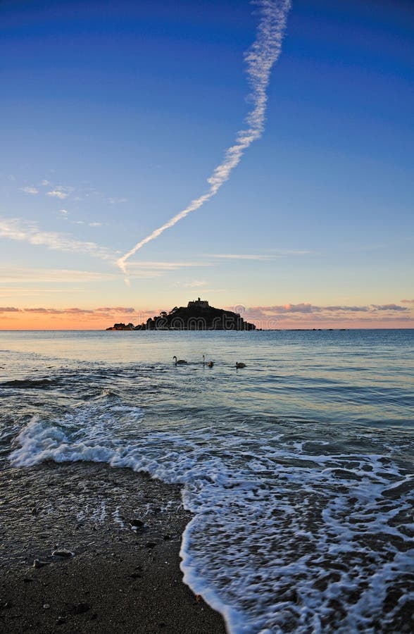 St Michaels Mount Sunset stock image. Image of england - 45760629