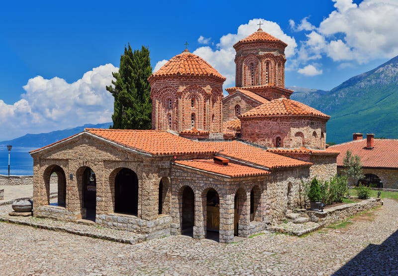 St. Naum Monastery Near Ohrid, Macedonia Stock Image - Image of ...