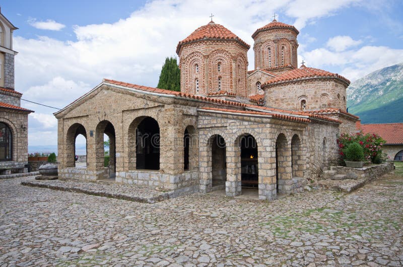 St. Naum Monastery Near Ohrid, Macedonia Stock Photo - Image of ...