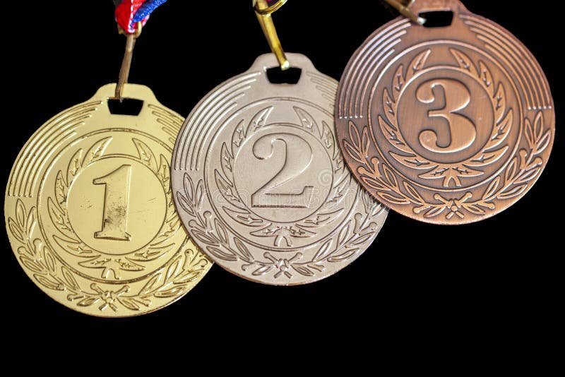 1st 2nd 3rd Medal First Place Second Third Award Winner Badge Stock ...