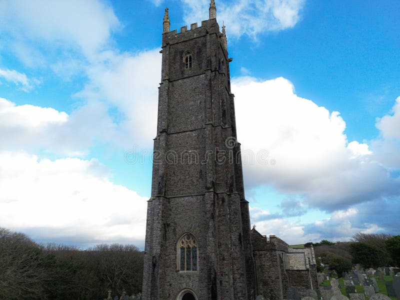 St Nectans Church Stoke Devon UK Stock Image - Image of ancient, city ...