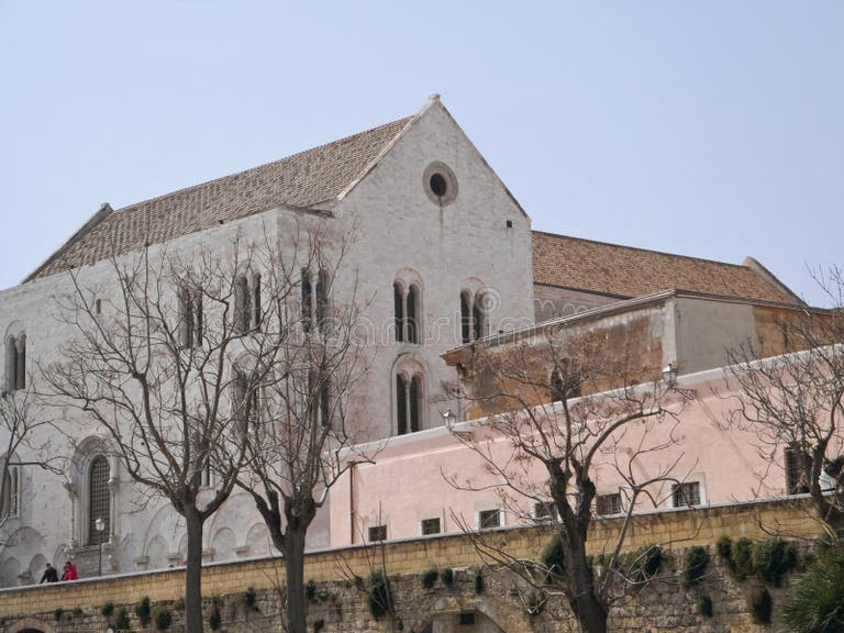 St. Nicholas Basilica. Bari. Apulia Stock Photo - Image of facing ...
