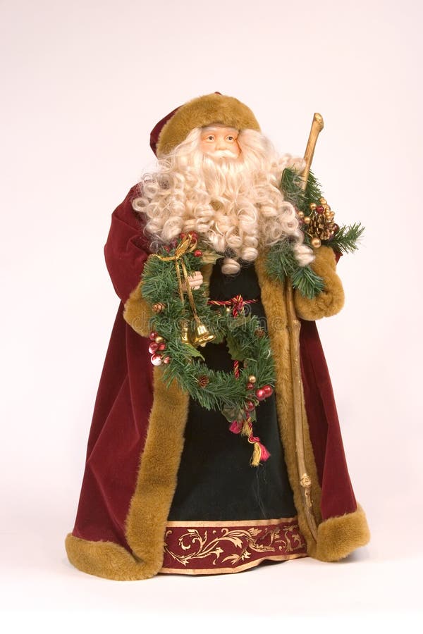 St. Nicholas Christmas Statue Stock Image - Image of ornaments, gifts ...