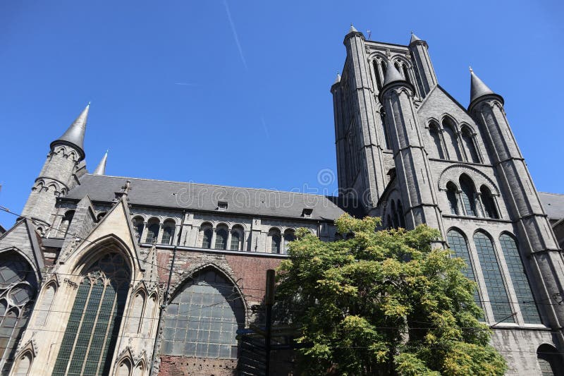 St. Nicholas Church in Ghent, Belgium Stock Photo - Image of tourism ...