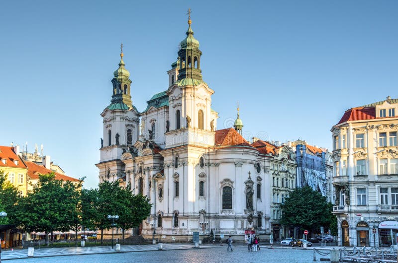 St. Nicholas Church in Prague, Czech Republic Editorial Photo - Image ...