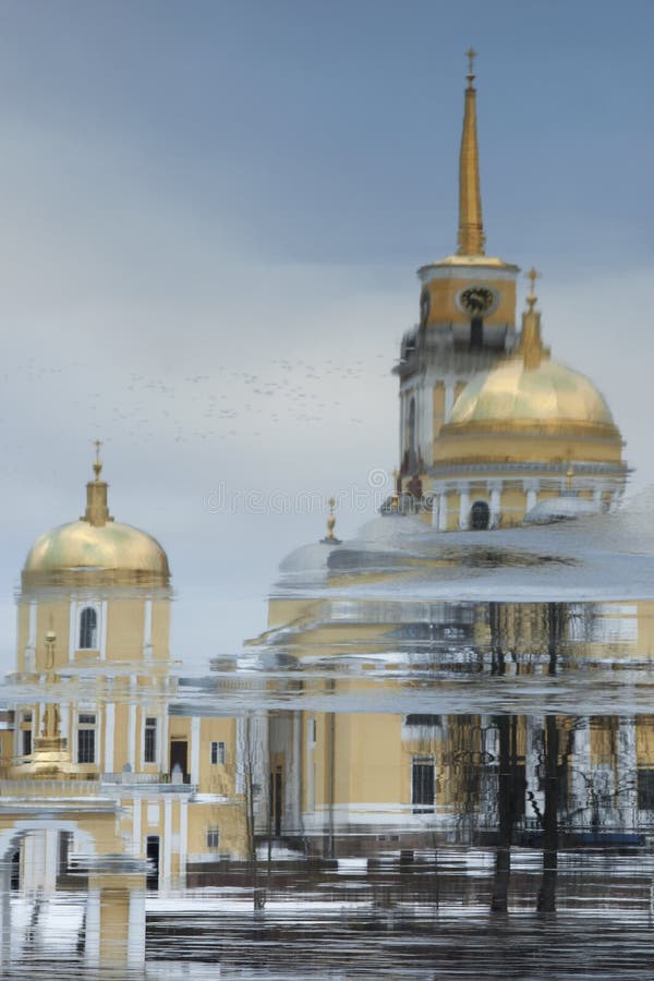 St. Nilus Monastery at Seliger Lake. Stock Photo - Image of reflection ...