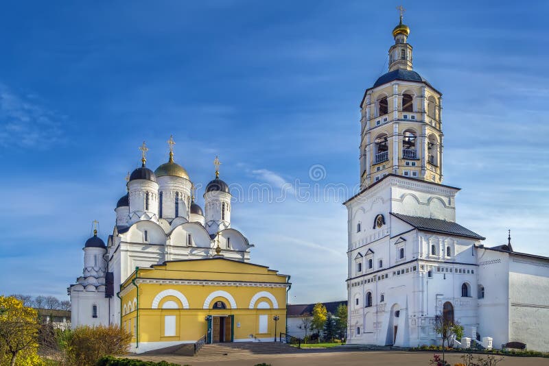 St.Paphnutius Borovsk Monastery, Russia Stock Photo - Image of city ...