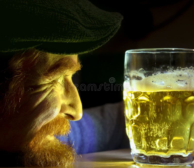 St Patrick Day and Ginger Man Stock Photo - Image of delicious, drink ...